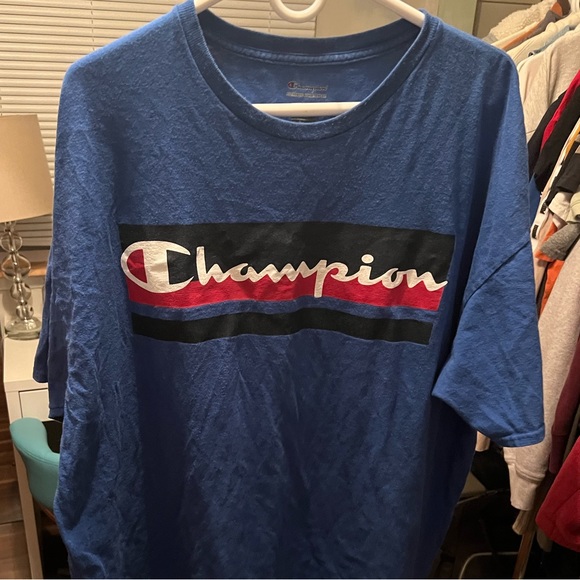 Champion | Shirts | Champion Blue Tee | Poshmark